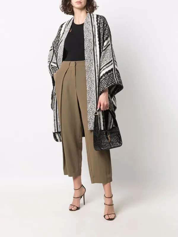Balmain High-waisted Pleated Trousers