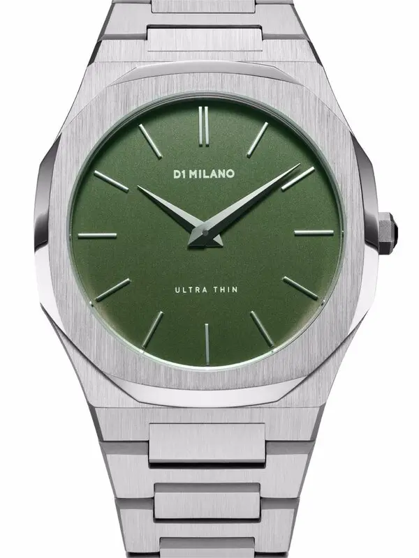 D1 MILANO Ultra Thin 40mm Bracelet Watch - Green