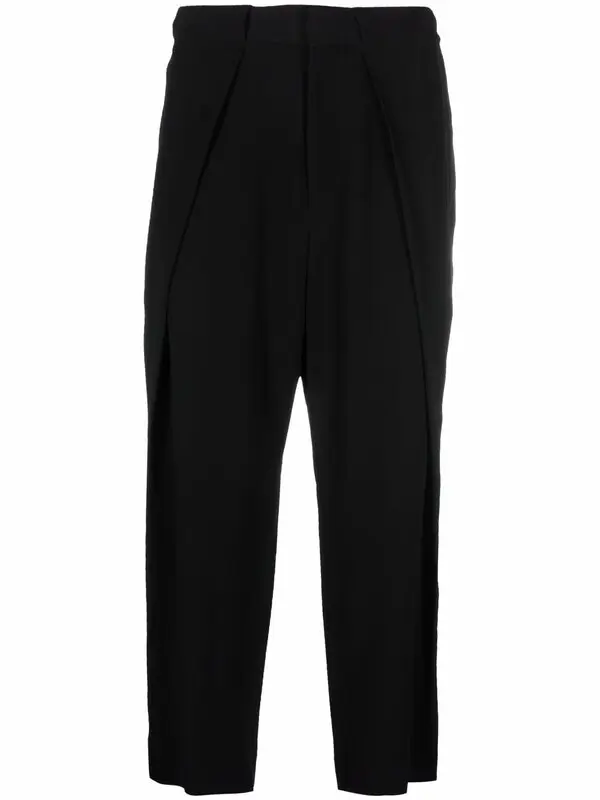 Balmain Side Folded Cropped Trousers