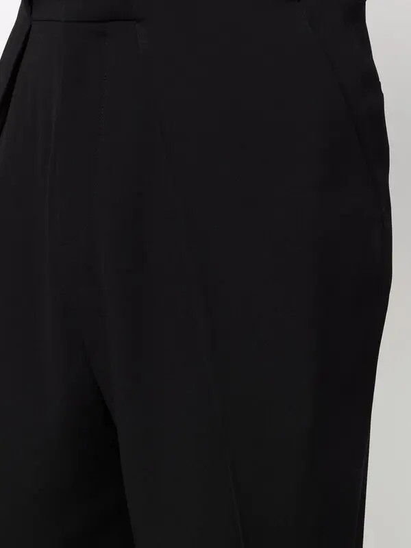 Balmain Side Folded Cropped Trousers