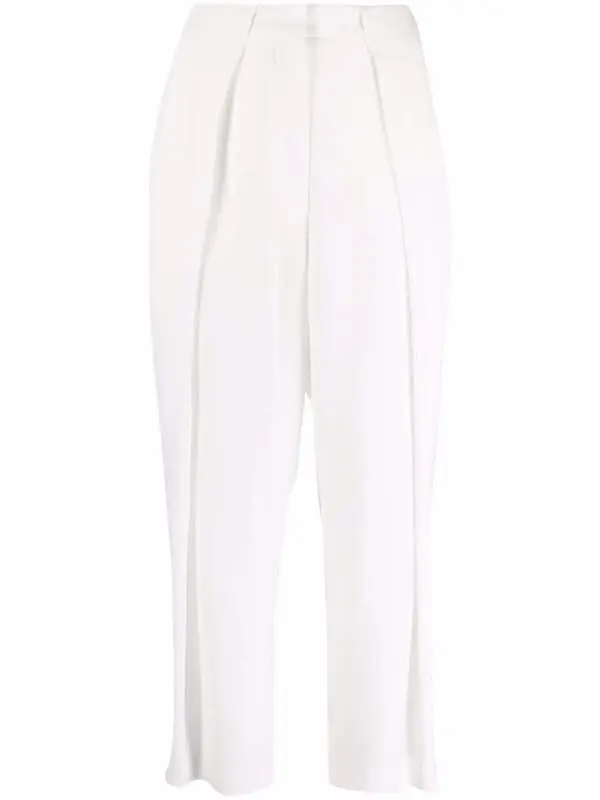 Balmain Pleated High-waisted Trousers