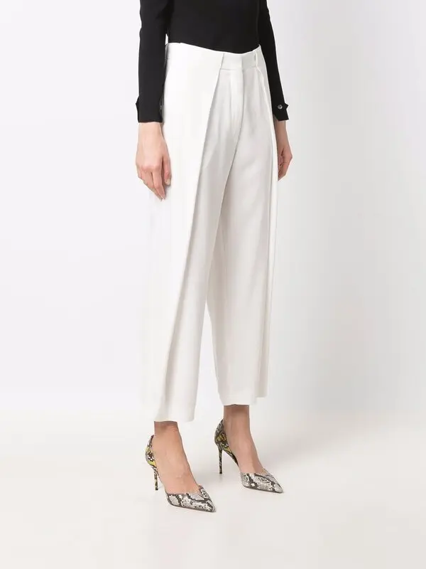 Balmain Pleated High-waisted Trousers
