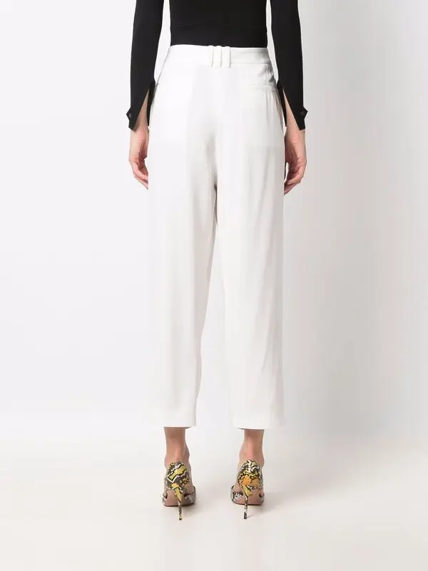 Balmain Pleated High-waisted Trousers