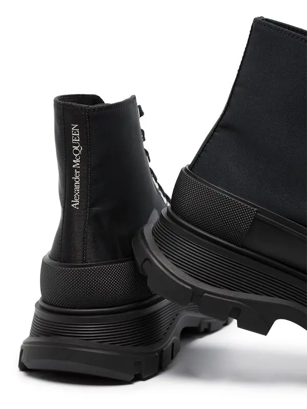 Alexander McQueen Tread Slick Lace-up Boots