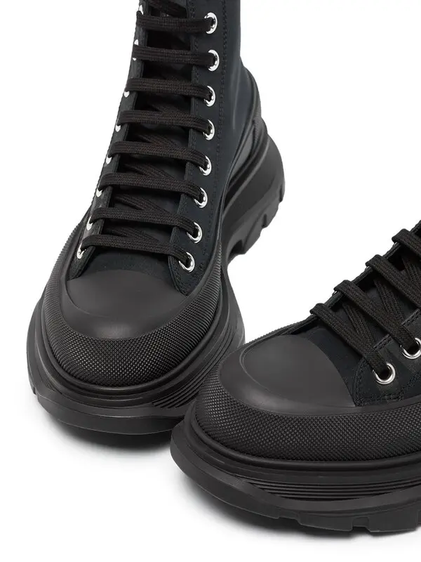 Alexander McQueen Tread Slick Lace-up Boots