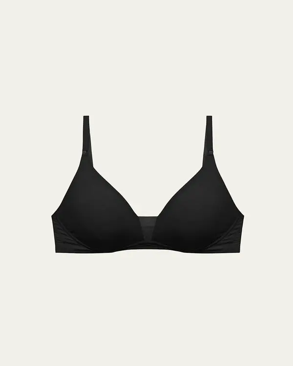 Cosabella Evolution Mesh-inset Soft Bra - Black