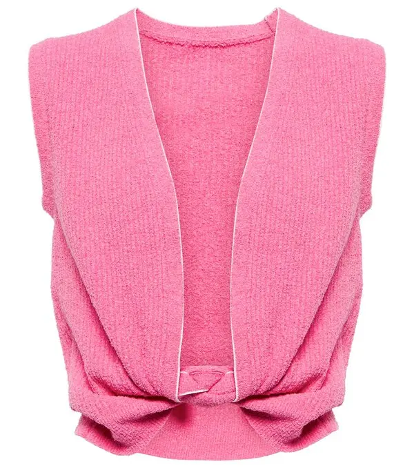 Jacquemus Le Haut Noué Sleeveless Top - Pink