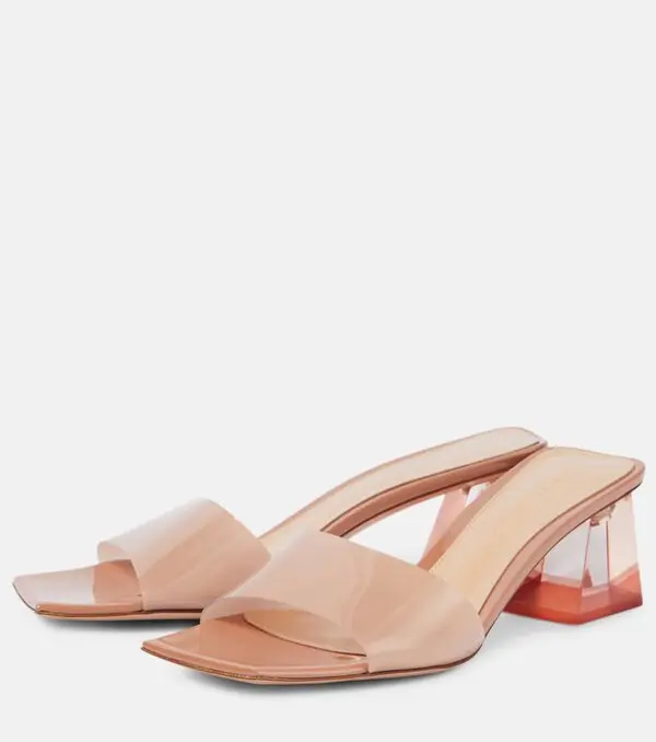 GIANVITO ROSSI Cosmic 55 Mules - Pink