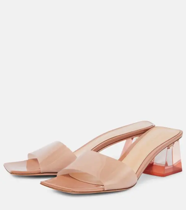 GIANVITO ROSSI Cosmic 55 Mules - Pink