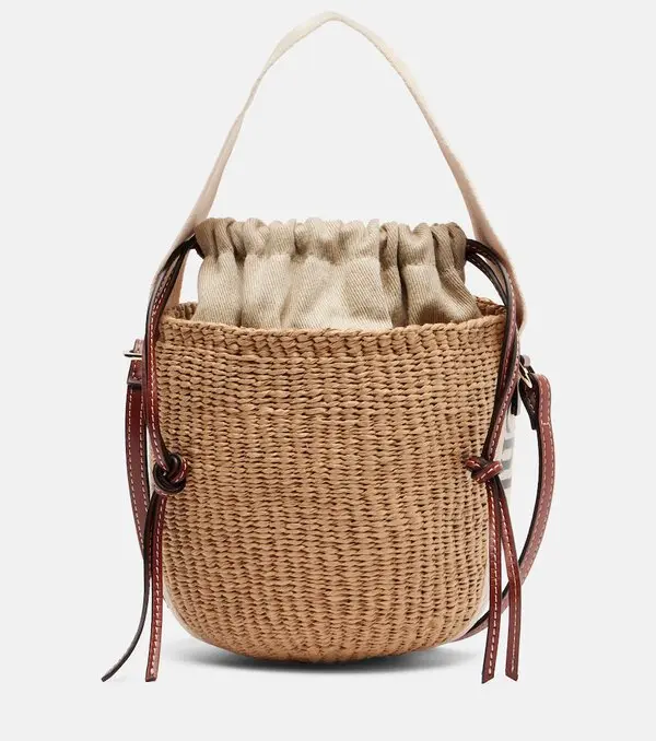 Chloé Woody Small Bucket Bag - Brown