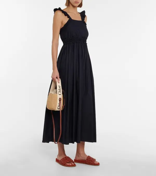 Chloé Woody Small Bucket Bag - Brown
