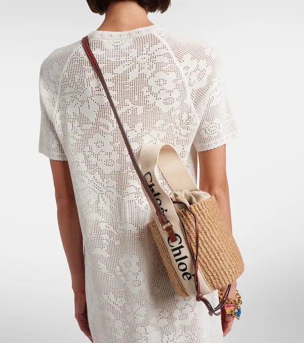Chloé Woody Small Bucket Bag - Brown