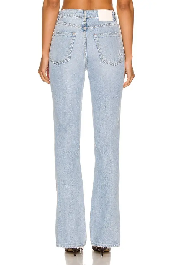 GRLFRND Harlow High-rise Boot Slit Jeans - Hudson Yards