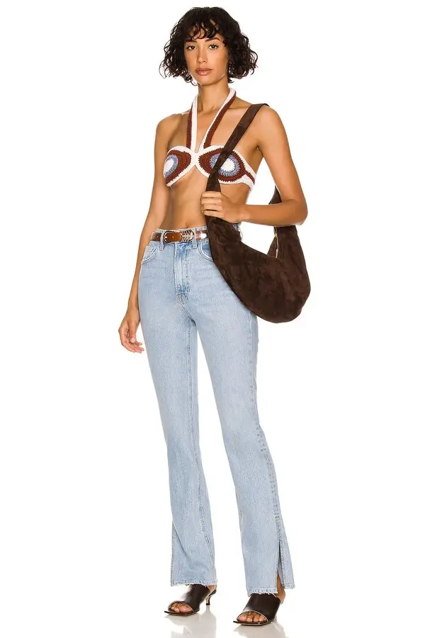 GRLFRND Harlow High-rise Boot Slit Jeans - Hudson Yards