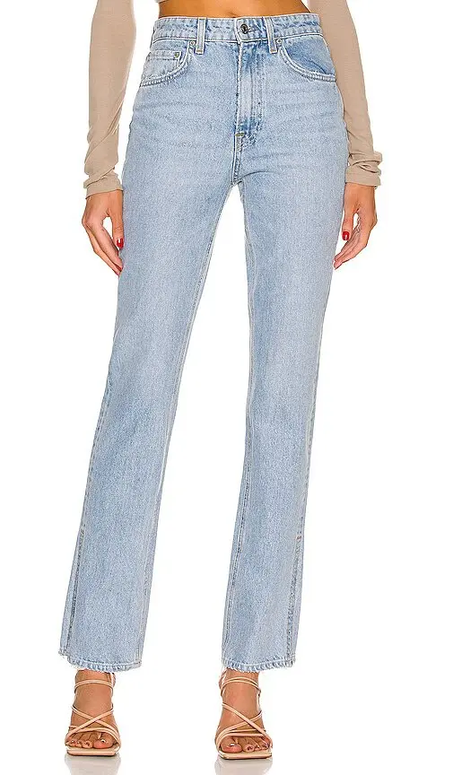 GRLFRND Harlow High Rise Boot Slit Jeans