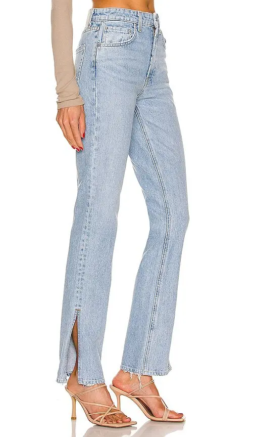 GRLFRND Harlow High Rise Boot Slit Jeans