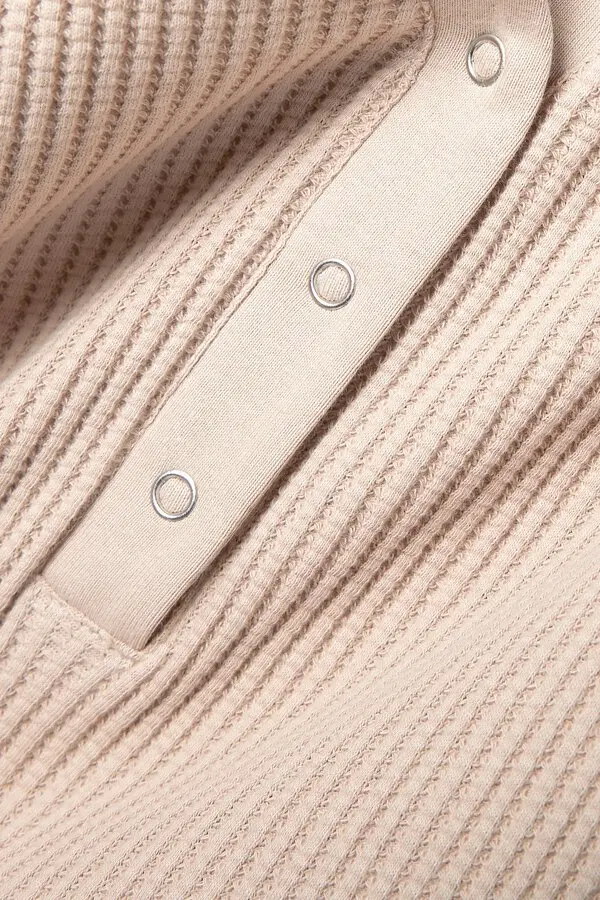 THE RANGE Jumbo Stark Waffle-knit Stretch-cotton Bodysuit