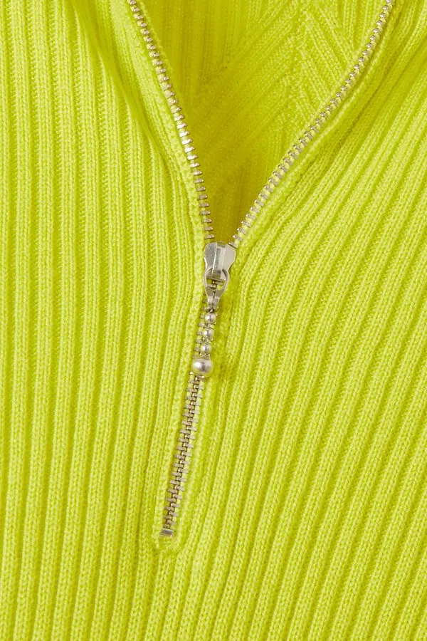 GANNI Ribbed Merino Wool Sweater