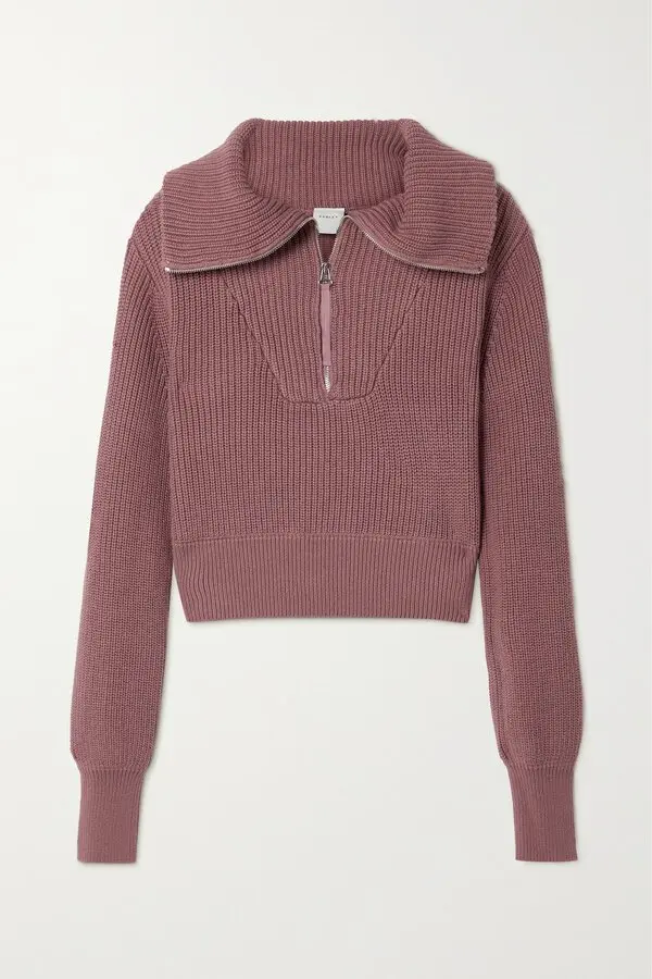 Varley Mentone Ribbed Cotton Sweater
