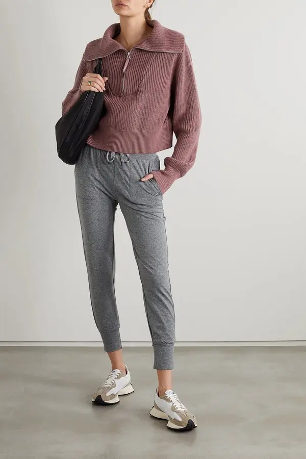 Varley Mentone Ribbed Cotton Sweater