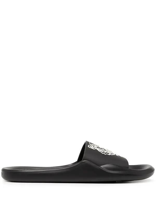 Kenzo Tiger Head-print Slides