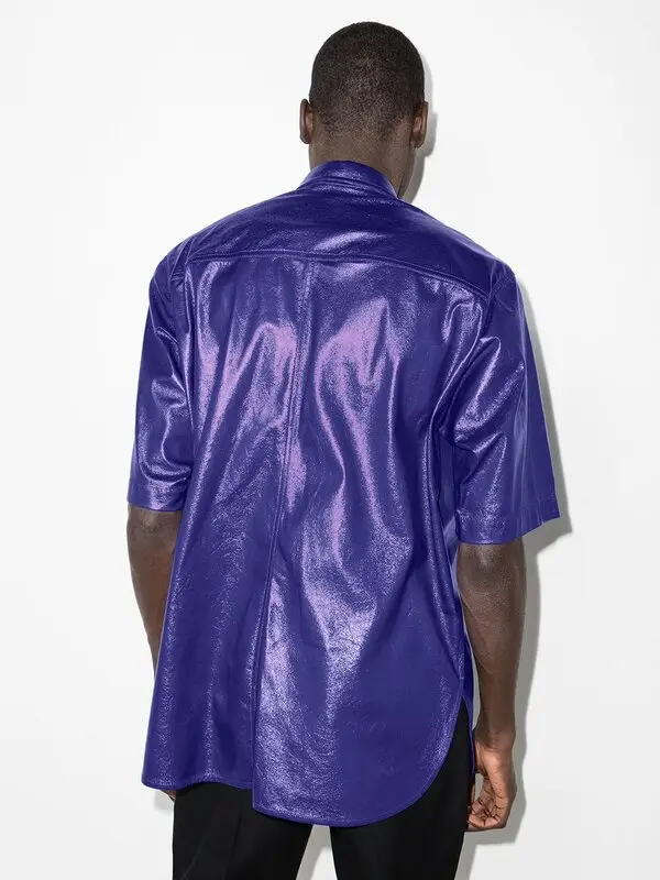 MARANT Gilin Faux-leather Shirt