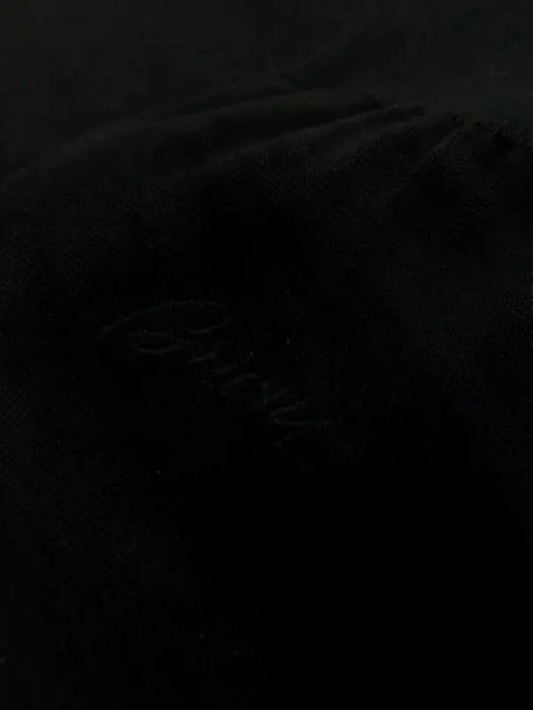 Brioni Logo Cotton Socks - Black