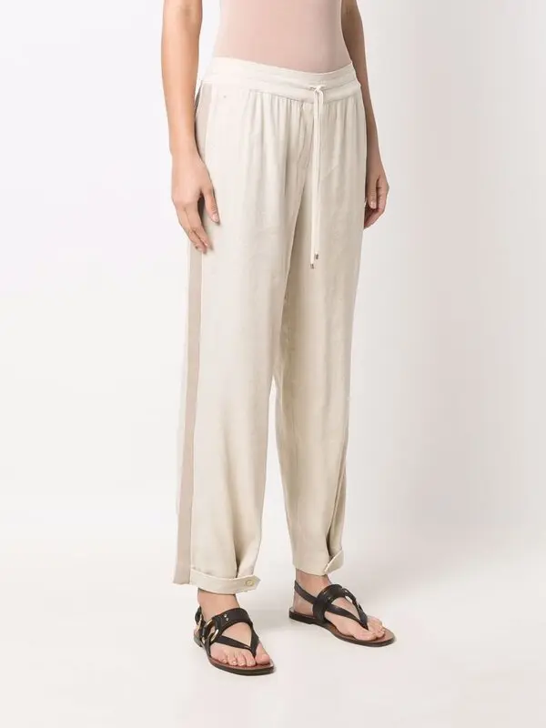 Lorena Antoniazzi Side Stripe Track Pants - Neutrals