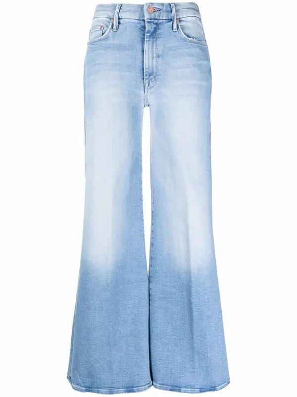 MOTHER Roller Wide-leg Jeans - Blue