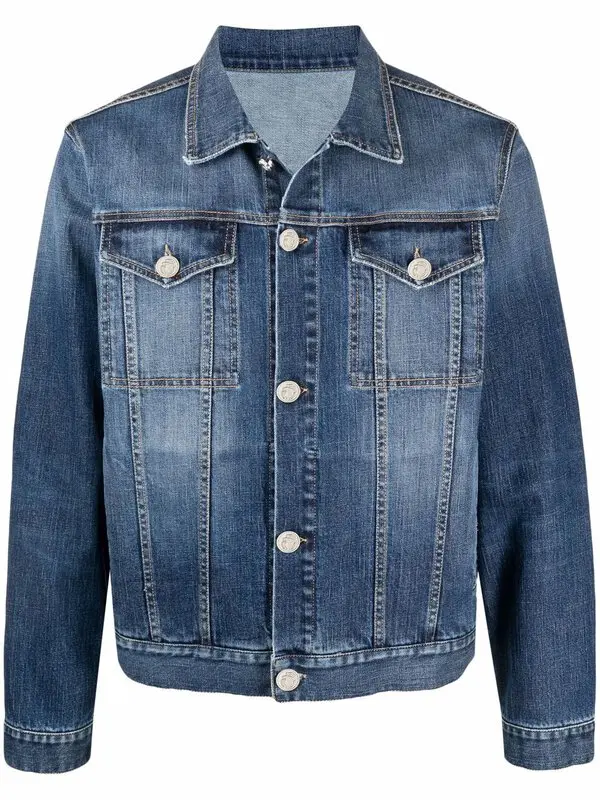BILLIONAIRE All Over Bb Denim Jacket