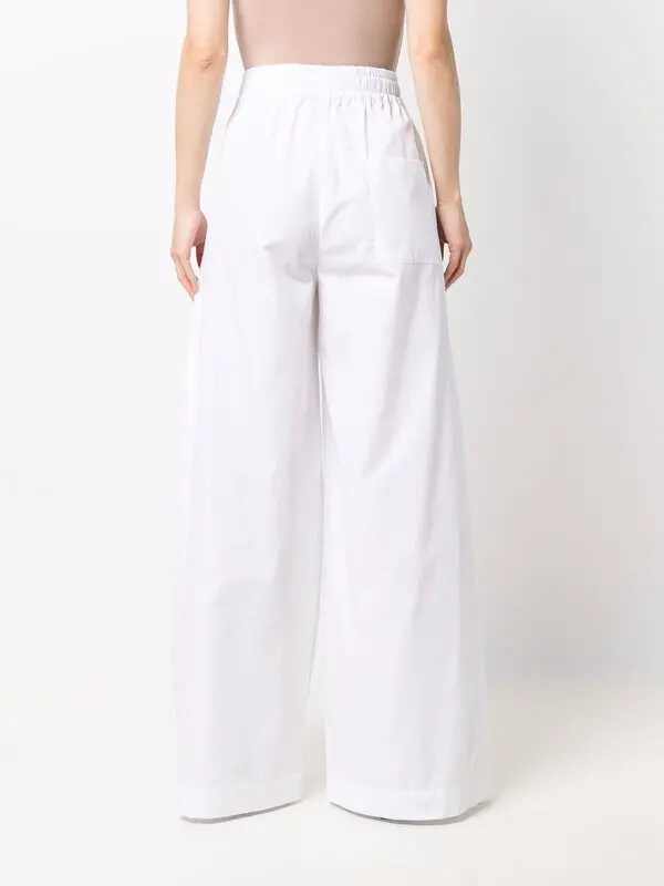 Aspesi Wide-leg Trousers - White