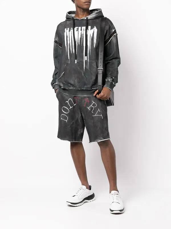 HACULLA. Smeared Distressed Hoodie