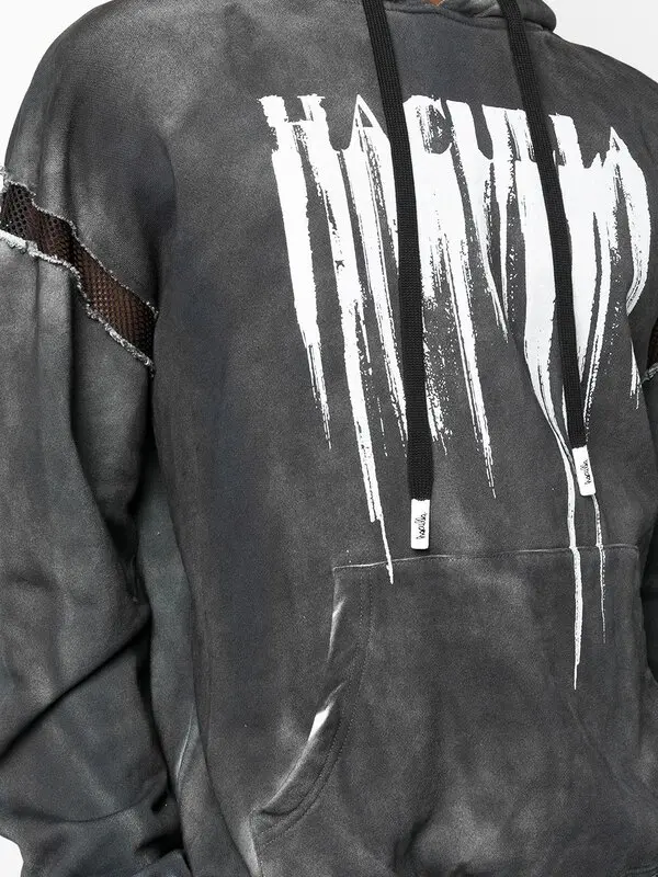 HACULLA. Smeared Distressed Hoodie