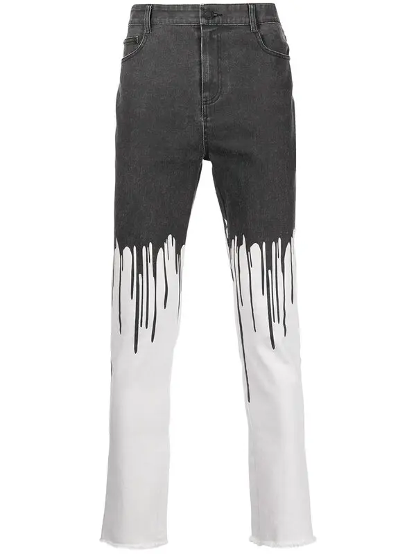 HACULLA. Dripping Skinny Jeans - White
