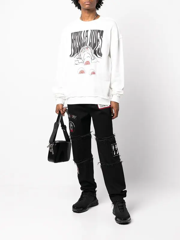 HACULLA. Logo-print Jumper - White