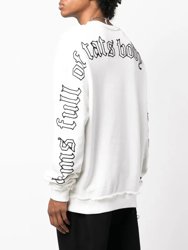 HACULLA. Logo-print Jumper - White