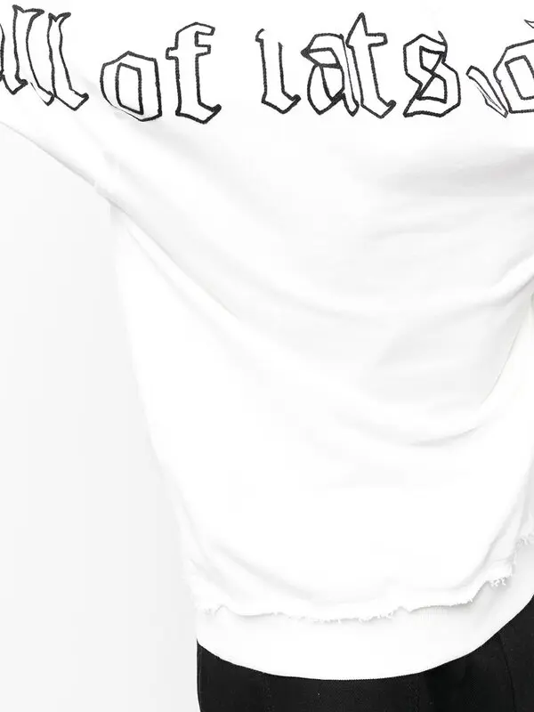 HACULLA. Logo-print Jumper - White