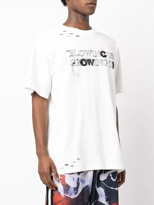 HACULLA. Blowing Up Growing Up Stretch-cotton T-shirt