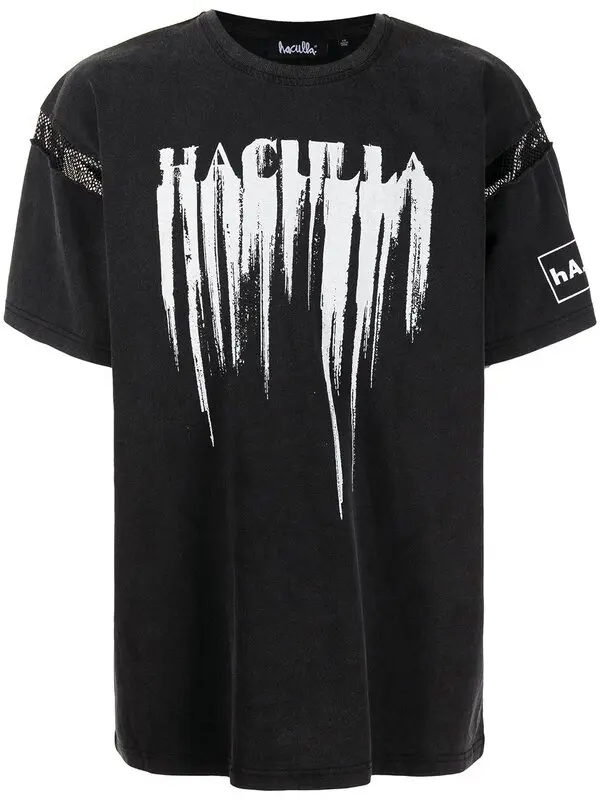 HACULLA. Smeared Stretch-cotton T-shirt