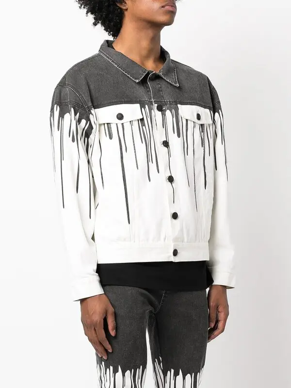 HACULLA. Dripping-paint Denim Jacket