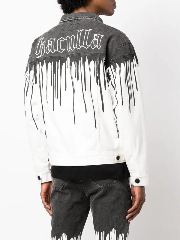 HACULLA. Dripping-paint Denim Jacket