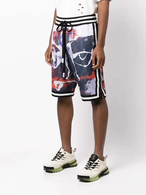 HACULLA. Painted Basketball Track Shorts
