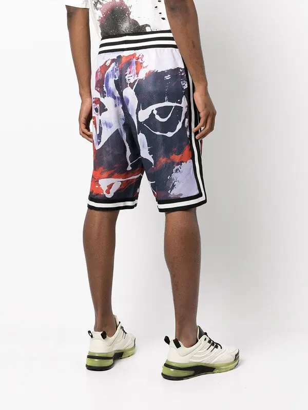 HACULLA. Painted Basketball Track Shorts