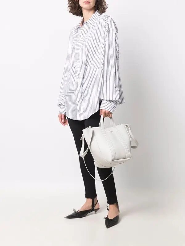 Balenciaga Small Everyday North/South Shoulder Tote Bag - Neutrals