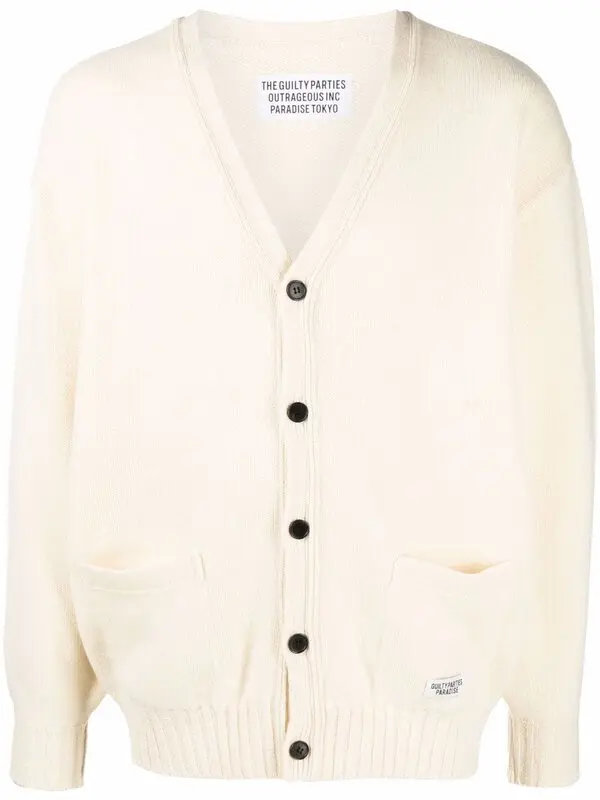 WACKO MARIA Embroidered Knit Cardigan