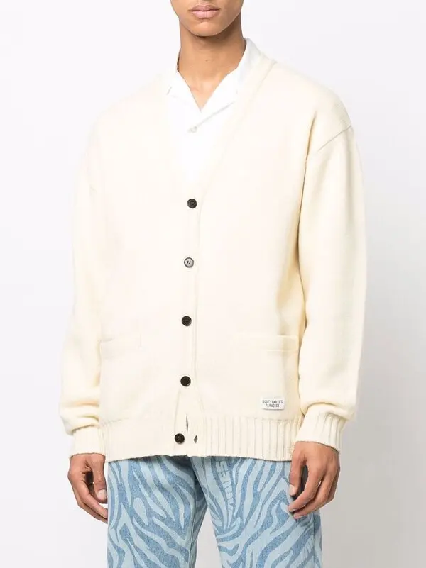 WACKO MARIA Embroidered Knit Cardigan