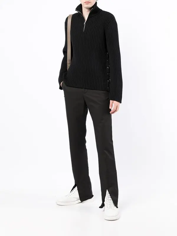 DION LEE Fray-trim Trousers