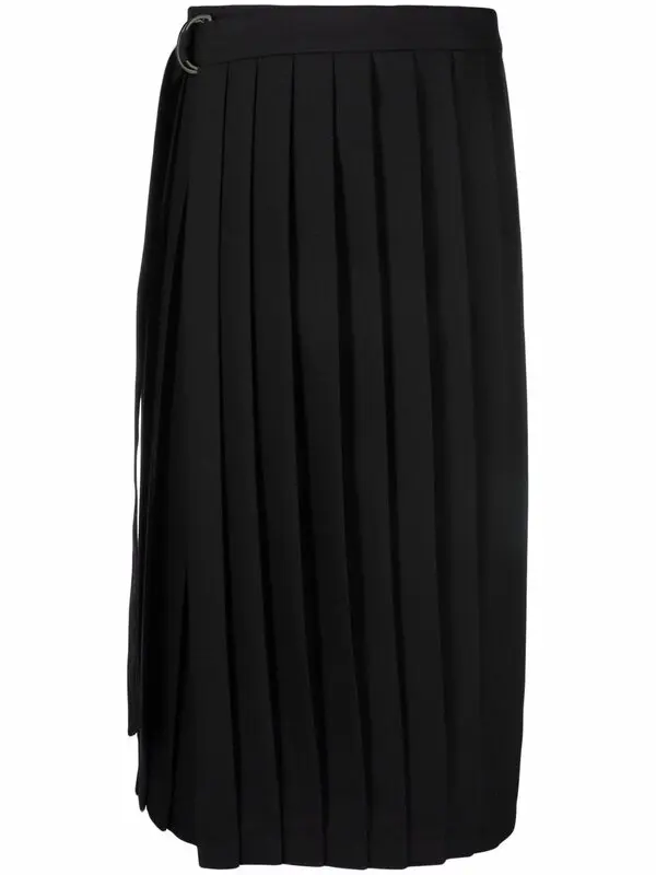 AMI Paris Mid-length Pleated Skirt