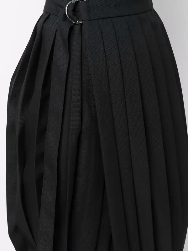 AMI Paris Mid-length Pleated Skirt