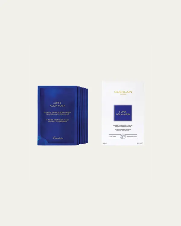 GUERLAIN Super Aqua Intense Hydration Mask, Set Of 6